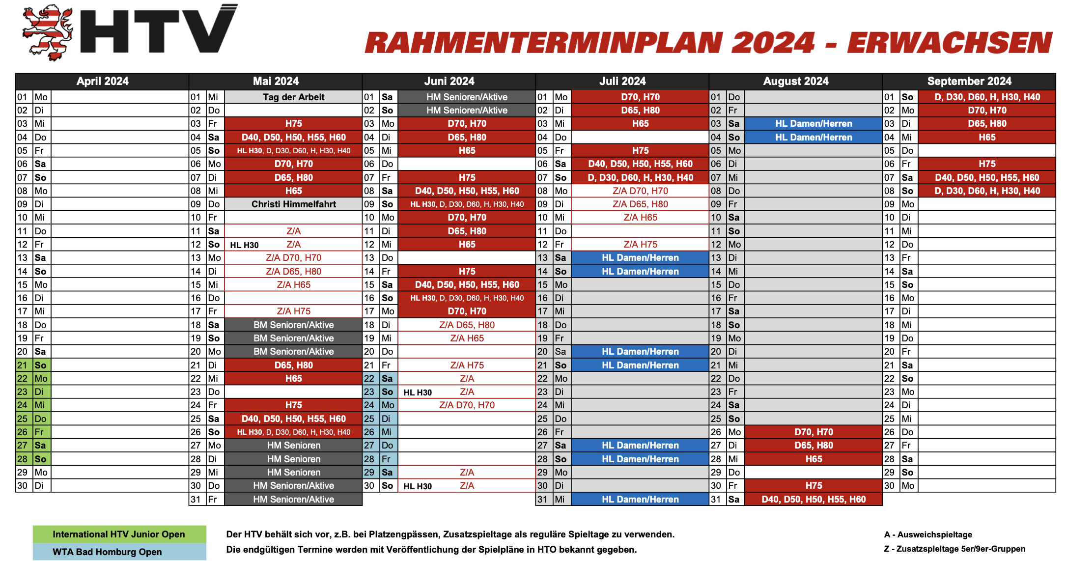 Mannschaftsspielplan – TC Rockenberg